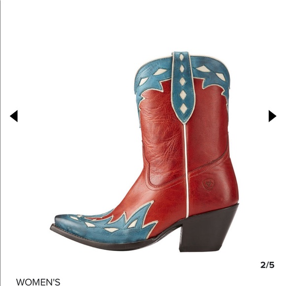 Ariat | Shoes | Iso Ariat Juanita Western Boot Heart Throb Red | Poshmark